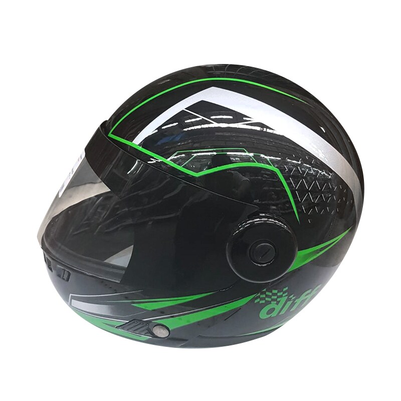 หมวกกันน็อคปิดคาง DIFF รุ่น MEJ94129 ลายแอร์โรว์ สีดำ-แ | OfficeMate