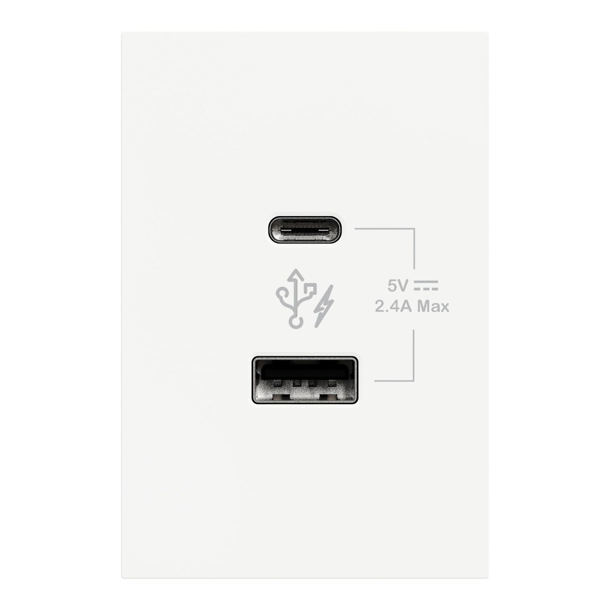AvatarOn A+schneider+M3T_USB2_WE เต้ารับUSB 2 ช่อง หัวช | OfficeMate
