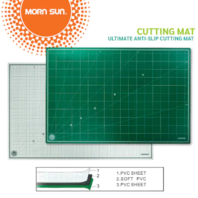 แผ่นรองตัด 60x90 cm A1 สีเขียว 21301 | OfficeMate