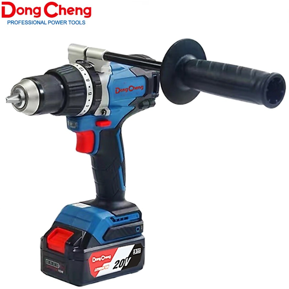 Dongcheng(DCดีจริง) DCJZ03-13 (TYPE/EM) สว่านกระแทกไร้สาย 20V/4.0Ahx2 ...