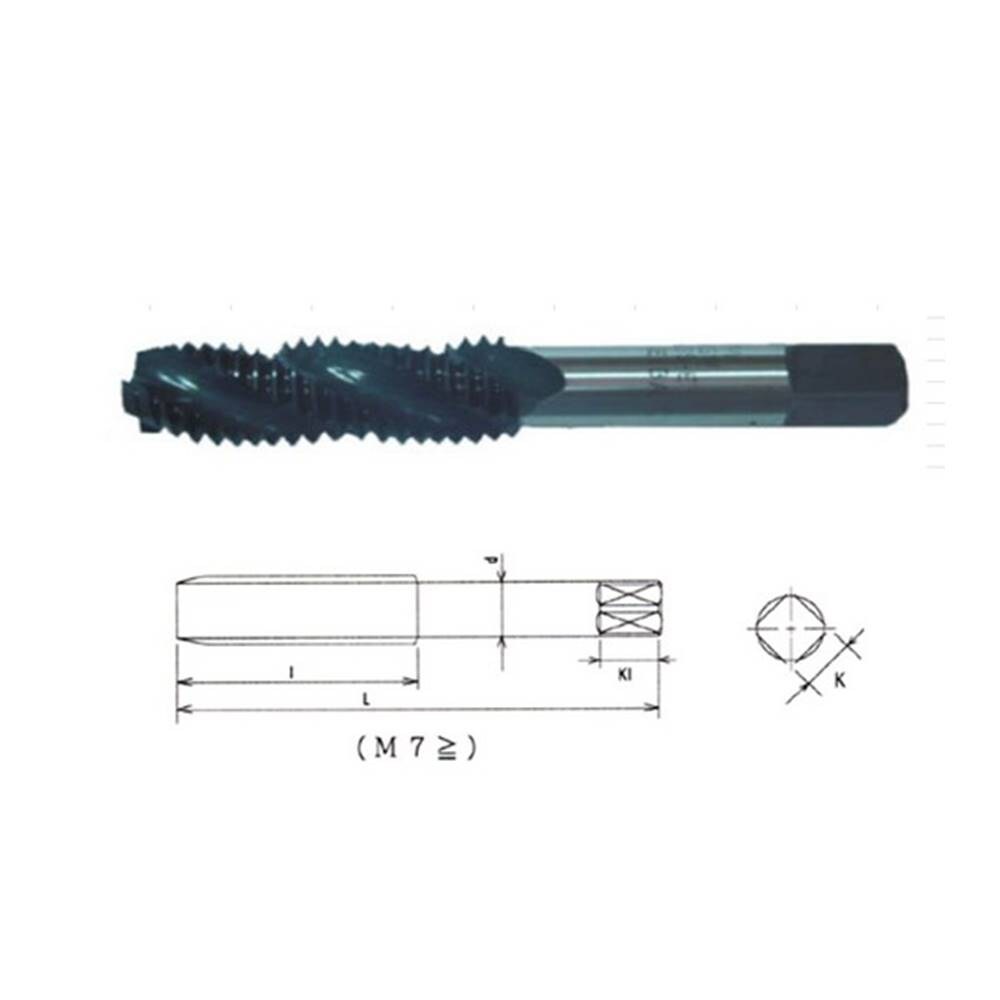 KEIBA ดอกต๊าปเกลียวสว่านสีดำ BSW 1/4inch - 20 | OfficeMate