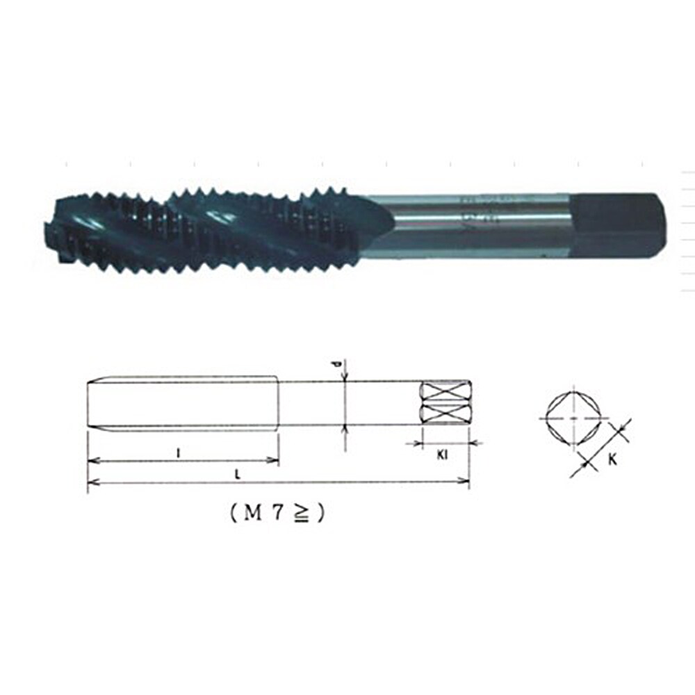 KEIBA ดอกต๊าปเกลียวสว่านสีดำ BSW 5/16inch - 18 | OfficeMate