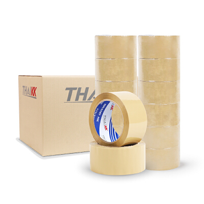 เทป OPP สีชา THAI KK BLUE 48มม.x45หลา 72 ม้วน | OfficeMate