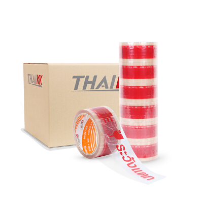 เทป OPP THAI KK ระวังแตก พื้นใส 48มม.x50หลา 72 ม้วน | OfficeMate