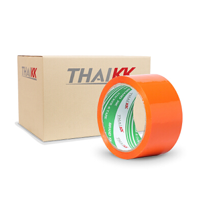 เทป OPP สีส้ม THAI KK GREEN 48มม.x50หลา 72 ม้วน | OfficeMate