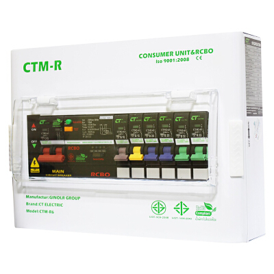 Consumer Unit CT ELECTRIC CTM-R6 63A Power 63 A White | OfficeMate