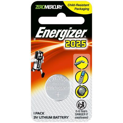 ถ่านกระดุม Energizer CR2025BP1 | OfficeMate