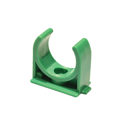 Low Footed Pipe Clamp Clip THAI PP-R D20 Size 1/2 Inch Green | OfficeMate