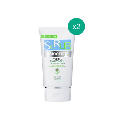 White Babyface Scrub 1.2 oz. (Pack 2) สมูทอี | OfficeMate