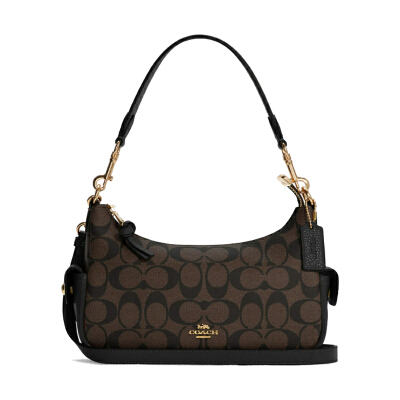 กระเป๋าสะพายข้าง COACH C7223 PENNIE SHOULDER BAG 25 IN SIGNATURE CANVAS ...