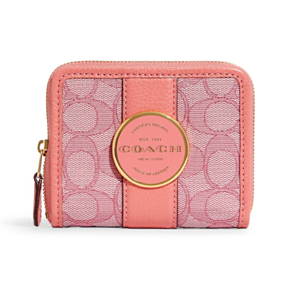กระเป๋าสตางค์ COACH C8323 LONNIE SMALL ZIP AROUND WALLET IN SIGNATURE ...
