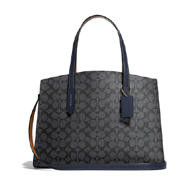 กระเป๋าสะพายข้าง COACH 31210 CHARLIE CARRYALL IN SIGNATURE CANVAS ...