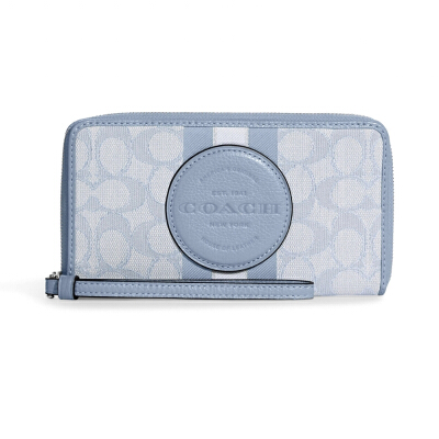 COACH กระเป๋าสตางค์คล้องมือ C9073 DEMPSEY LARGE PHONE WALLET IN ...