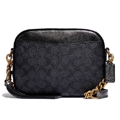 กระเป๋าสะพายข้าง COACH 39684 CAMERA BAG IN SIGNATURE CANVAS WITH RIVETS ...
