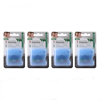 (Pack 4) Premium Refreshing Floss Italy 40 m.(Blue) Dentiste | OfficeMate