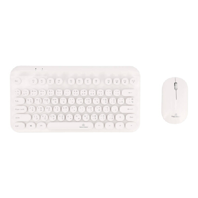 Wireless Dot Keyboard + Mouse TECHPRO Set (TH/EN) - White | OfficeMate