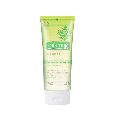 Smooth E Babyface Gel 3.3 Oz. เจลล้างหน้าสูตรอ่อนโยน | OfficeMate
