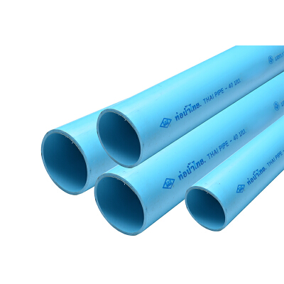 PVC Pipe Class 5 THAI PIPE Size 4 Inch Length 4 Meter Blue | OfficeMate