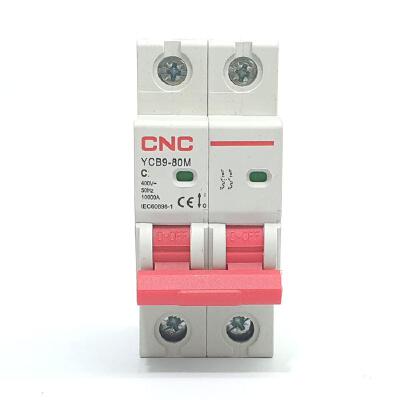 MCB AC 6A 2Pole เบรกเกอร์ไฟฟ้า ตัดวงจรไฟฟ้า กระแสเกินพิกัด ไฟลัดวงจร 10KA CNC | OfficeMate