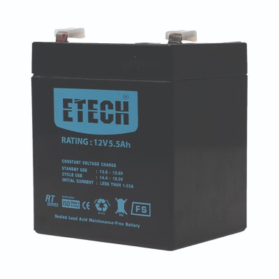 ETECH แบตเตอรี่ 5.5Ah 12V | OfficeMate
