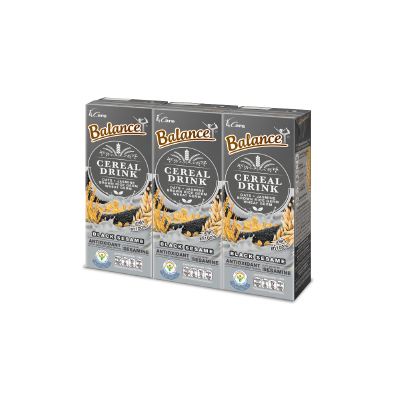BALANCE Cereal Drink - Black Sesame (180ml x 18pcs) | OfficeMate