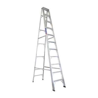 BARCO Aluminum ladder A shape one way bold 11 steps | OfficeMate