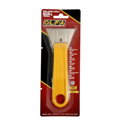 OLFA มีดคัตเตอร์ SCR-L สีเหลือง 60 mm. | OfficeMate