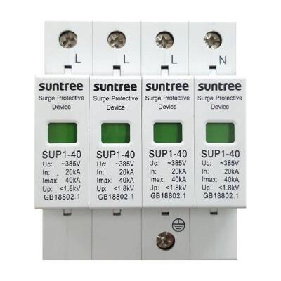 SUNTREE Suntree AC SPD 4 Pole Surge Protection Device SPD 3P-N Surge ...