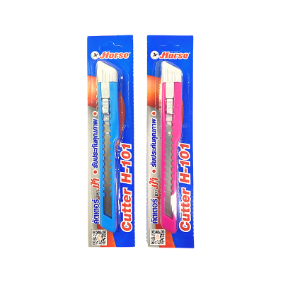 Horse Small PVC cutter knife 9 mm. (12 panels) | OfficeMate