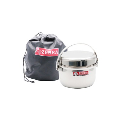 ชุด CAMPING 2 แถมฟรี ถุงผ้า ตรา ZEBRA ชุดหม้อ ชุดหม้อตราหัวม้าลาย หม้อ ...