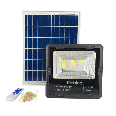 RICH LED FLOODLIGHT SOLAR 200W DAYLIGHT SOLAR FIRST Cool Day Light ...