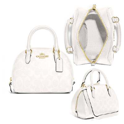 กระเป๋าสะพายข้าง COACH CA591 SYDNEY SATCHEL IN (IMRFF ) COACH ...