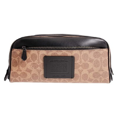 70071 DOUBLE ZIP DOPP KIT COACH 70071KHA | OfficeMate