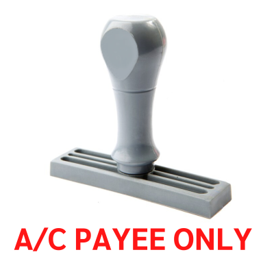 ตรายางด้ามจับ ข้อความ" A/C PAYEE ONLY" แซนด์คิง 1 x 3.7 cm | OfficeMate
