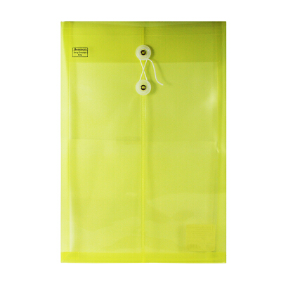 ซองพลาสติกเชือกผูก BENNON F/C F-119 เหลือง แพ็ค 24 ชิ้น | OfficeMate