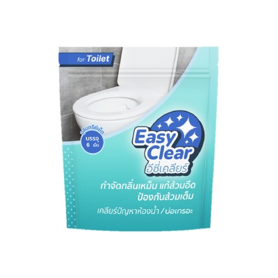 EASY CLEAR จุลินทรีย์เม็ด เคลียร์ปัญหาห้องน้ำ บ่อเกรอะ จำนวน 6 เม็ด ...
