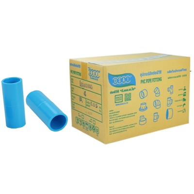 ข้อต่อพีวีซี ข้อต่อหนา PVC ขนาด 4" (4นิ้ว) DSAI ดีเอสเอไอ 1 ลัง | OfficeMate