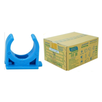 คลิปจับท่อพีวีซีก้ามปู PVC ขนาด 3/4"" (6 หุน) DSAI ดีเอสเอไอ (500 ตัว/กล่อง) | OfficeMate