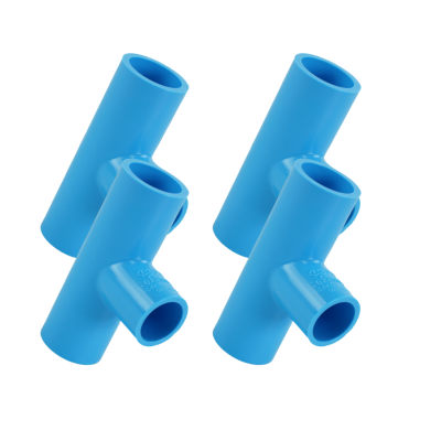 DSAI สามทางลดหนาพีวีซี PVC ขนาด 3/4" x 1/2" (6หุน ลด 4หุน) 1 เเพ็ค | OfficeMate