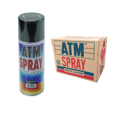 ATM สีสเปรย์อเนกประสงค์ เอทีเอ็ม (ATM SPRAY) NO.A210 BLACK สีดำ จำนวน 1 ...