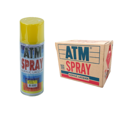 สีสเปรย์อเนกประสงค์ เอทีเอ็ม (ATM SPRAY) NO.A218 YELLOW สีเหลือง จำนวน ...