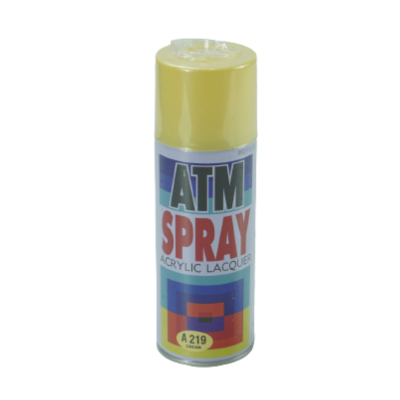 สีสเปรย์อเนกประสงค์ เอทีเอ็ม (ATM SPRAY) NO.A219 CREAM สีครีม จำนวน 1 ...