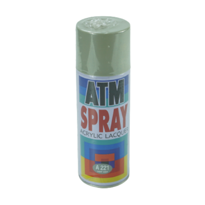 สีสเปรย์อเนกประสงค์ เอทีเอ็ม (ATM SPRAY) NO.A221 LIGHT GREY สีเทาสว่าง ...