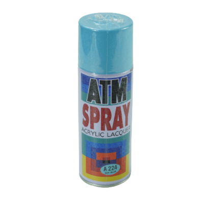 สีสเปรย์อเนกประสงค์ เอทีเอ็ม (ATM SPRAY) NO.A224 SKY BLUE สีฟ้าคราม ...