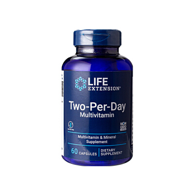 LIFE EXTENSION Two Per Day Multivitamin 60 capsules | OfficeMate