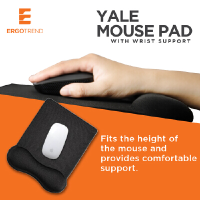 Yale Mouse Pad with Wrist Support ERGOTREND (แผ่นรองเมาส์ พร้อมที่พัก ...