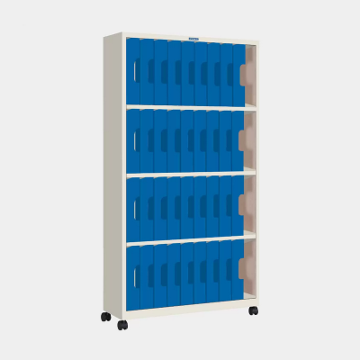 ICONIC 40 compartments file folder cabinet MS-666 ขาว-น้ำเงิน | OfficeMate