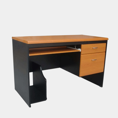 ICONIC Computer table with CPU case TF-100X Capuchino-White 120 ซม. ...