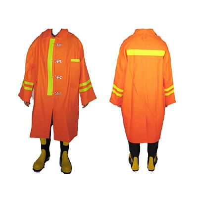 ชุดดับเพลิงผ้าคอตตอนแบบคลุม A-FIRE FRSU-01 ส้ม ฟรีไซส์ | OfficeMate