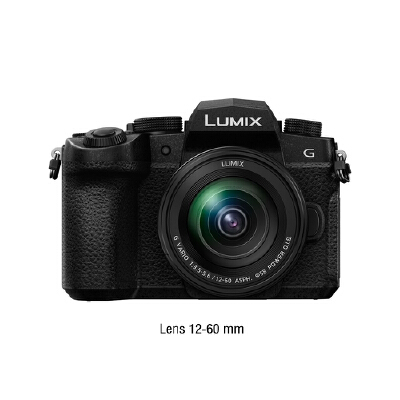 กล้องดิจิตอลมิเรอร์เลส (สีดำ) Panasonic G90 Lens 12-60 mm | OfficeMate